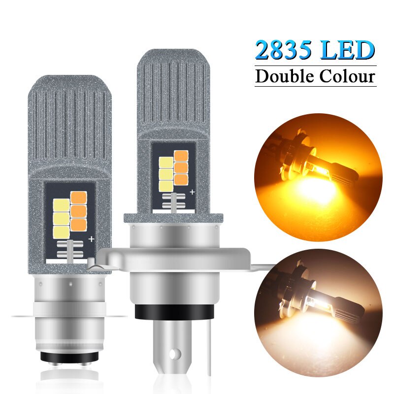 Đèn Pha Led T19 H4 BA20D AC H6 P15D H6W 12V 6000K Chuyên Dụng Cho Xe Mô ...