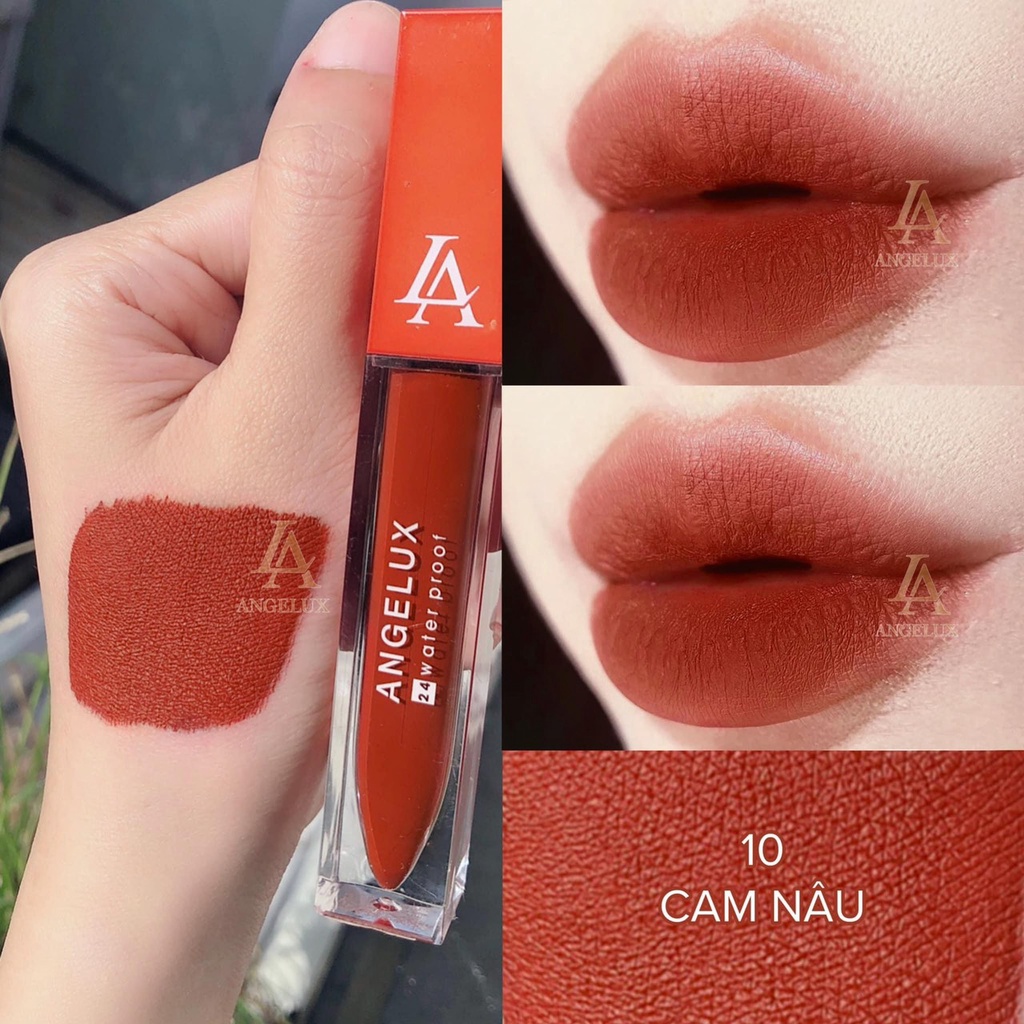 Son Kem Lì Angelux 24h Water Proof Nhiều Màu 20g Chính Hãng | Shopee ...