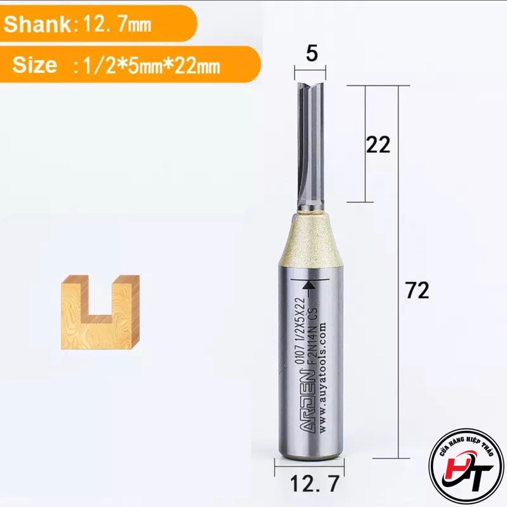 Dao phay CNC mũi cắt CNC gỗ ARDEN 2 me 3 cánh Thẳng TCT 3mm 4mm 5mm 6mm 8mm MCCNC-AD | Shopee ...