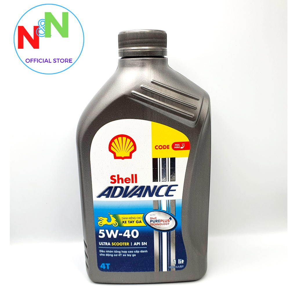 Shell Advance Ultra Scooter 5W40 nhớt tổng hợp dành cho xe tay ga ...