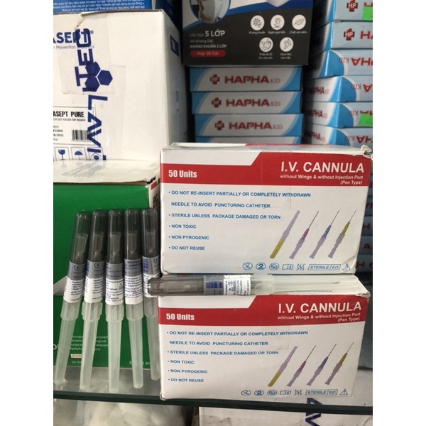 [LẺ] Kim luồn tĩnh mạch từng ống 16G,Kim ống 16G,Kim luồn ống Kim luồn ...