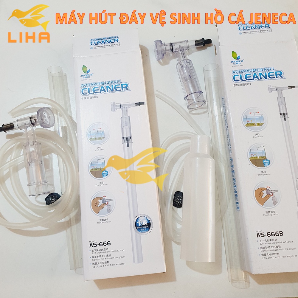Dụng Cụ Vệ Sinh Jeneca AS-666 AS-666B - Dụng cụ hút phân cặn, thay nước ...
