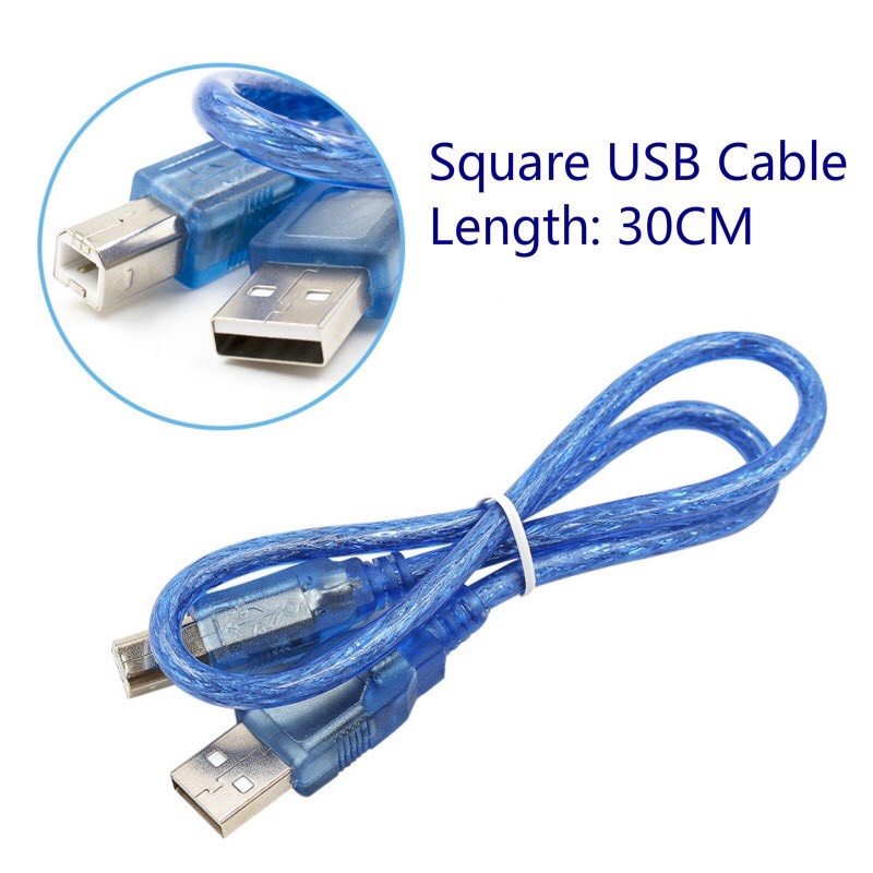 dây Cáp USB Mini / Cáp USB Micro / Cáp USB Vuông (30cm)cho Arduino/UNO ...