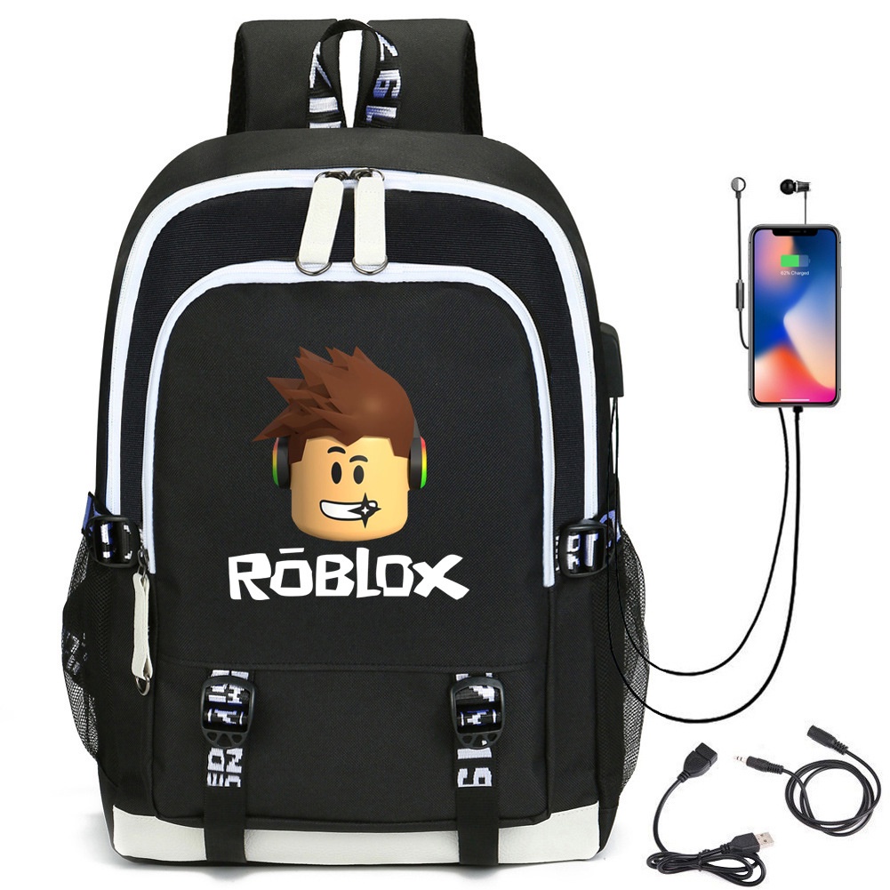 ROBLOX Ba Lô Đi Học Có usb Thiết Kế Dễ Thương Cho Bé Trai | Shopee Việt Nam