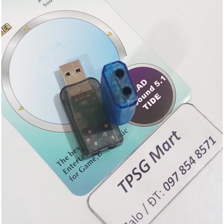 USB âm thanh: USB Sound Audio Controleer (3D Sound 5.1) | Shopee Việt Nam