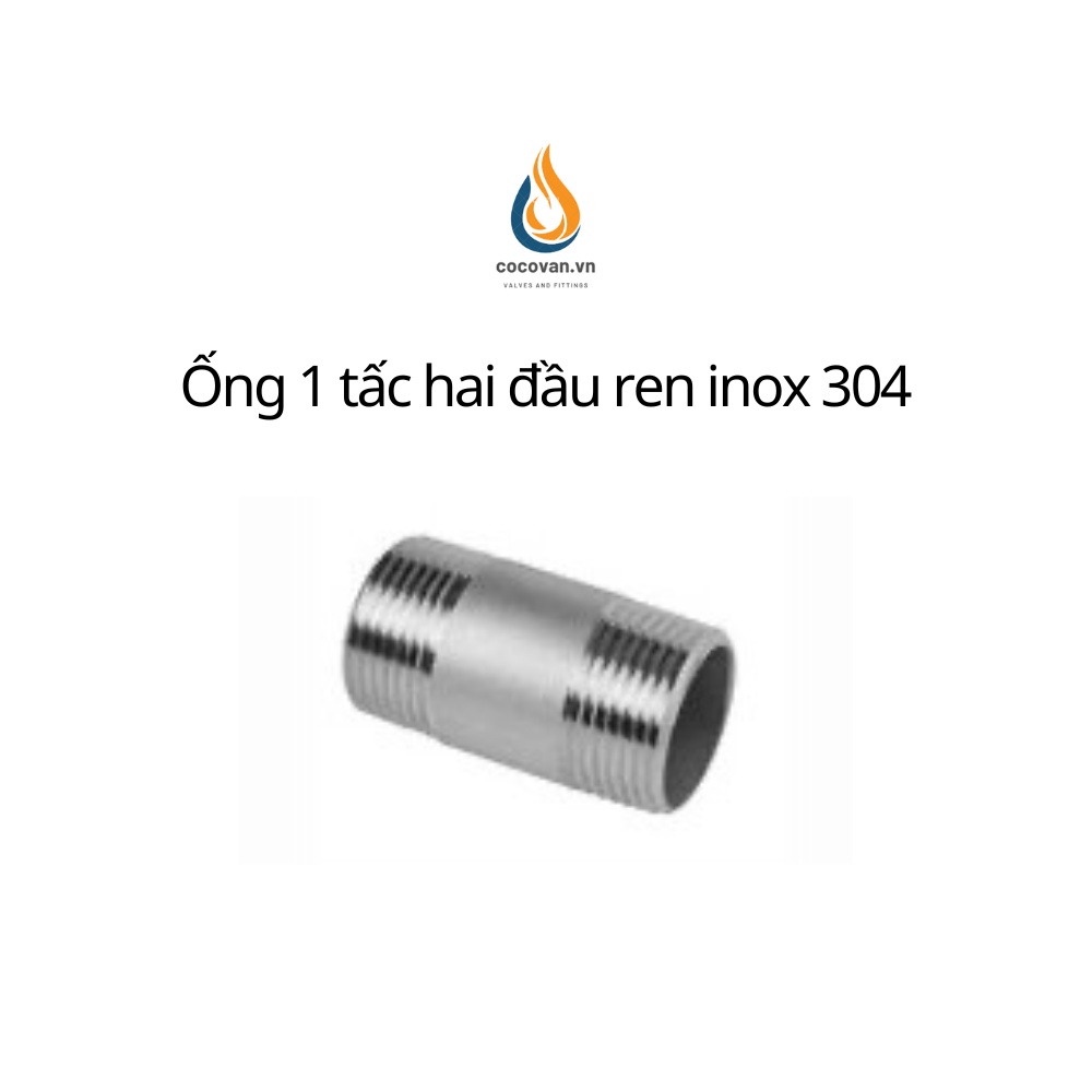 Ống tấc inox 304 dài 100mm,ống nối,xem 1 tấc..(DN8-DN50) | Shopee Việt Nam