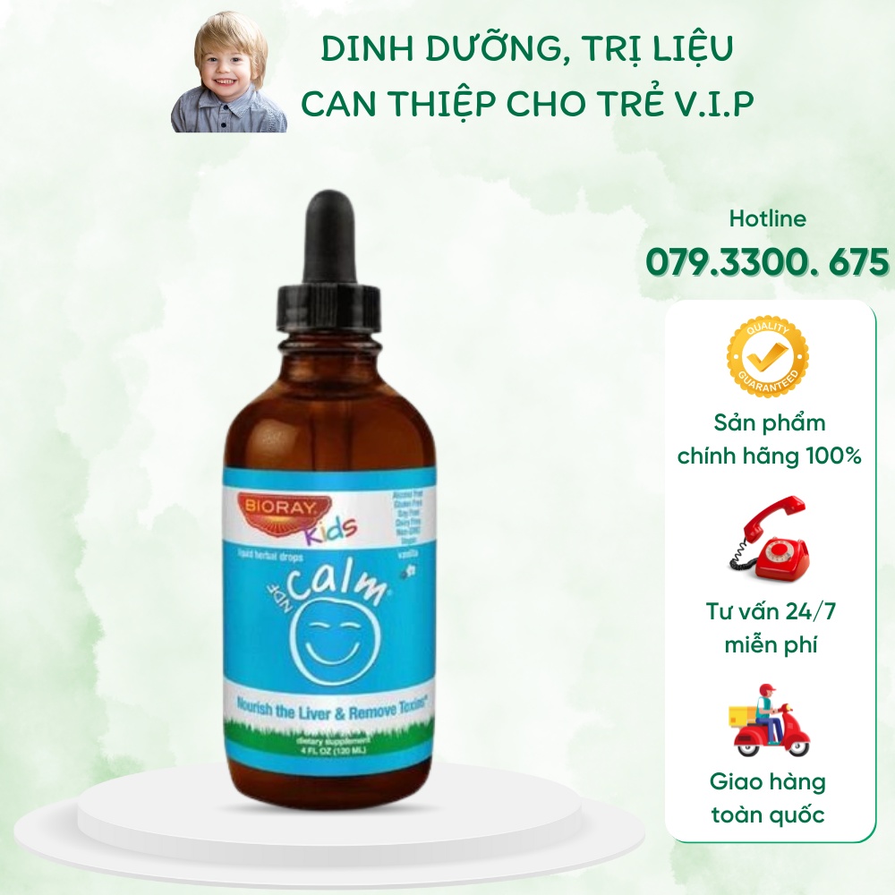 NDF Calm Bioray Kids 🔥 CHUẨN CHÍNH HÃNG 🔥 Siro giảm tăng động, cân bằng ...