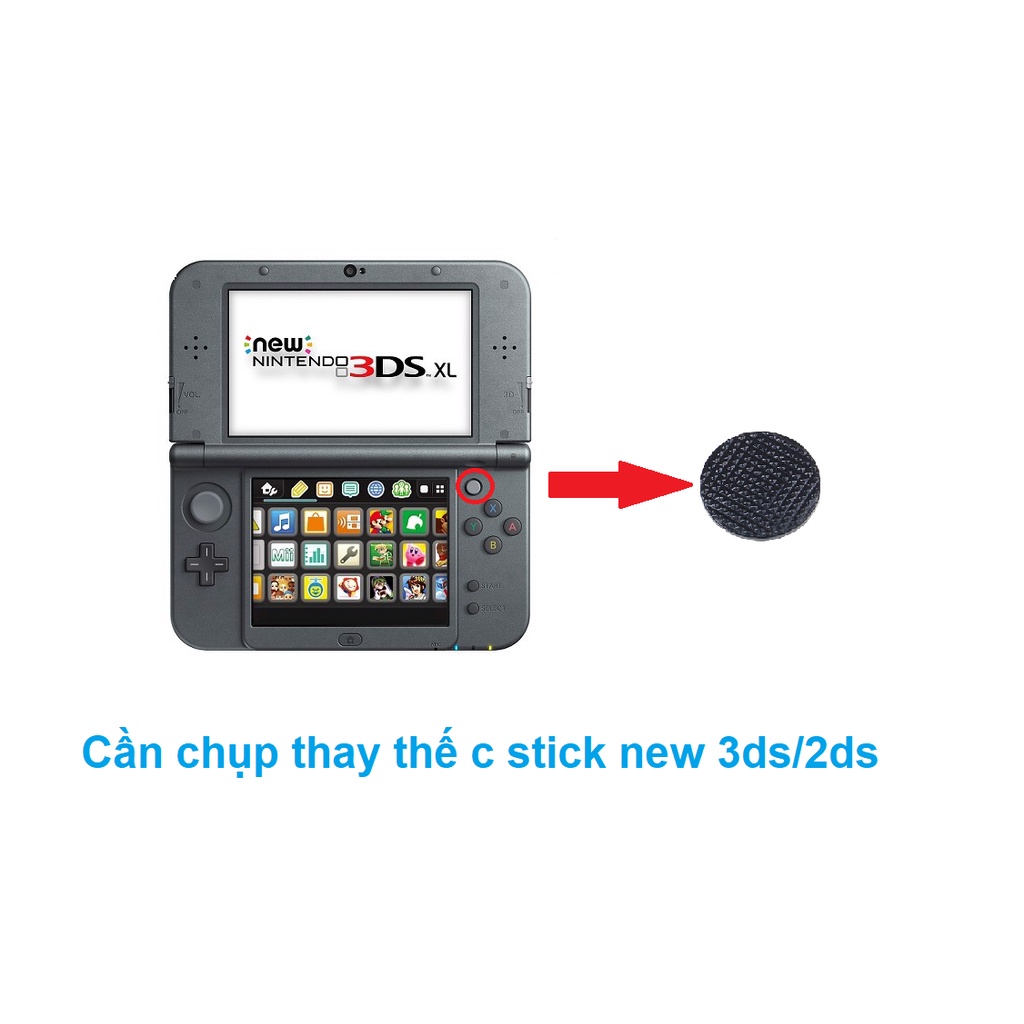 Cần chụp C Stick mod máy game New Nintendo 3ds / 2ds | Shopee Việt Nam