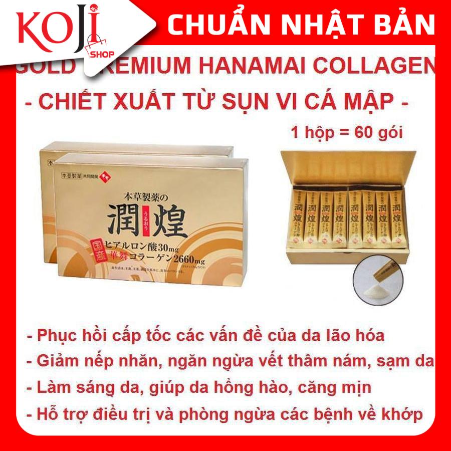 Collagen sụn vị cá mập Hanamai Gold 120g (2g x 60 gói) | Shopee Việt Nam