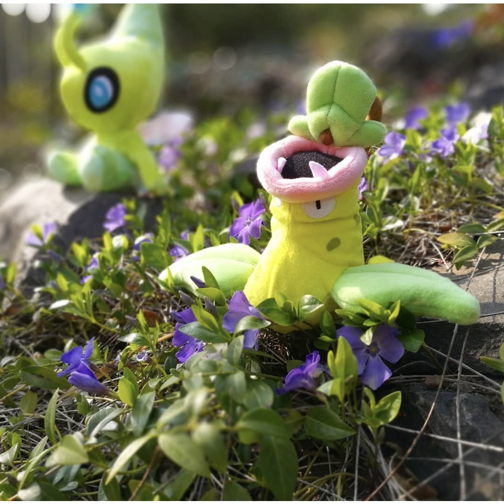 Gấu bông Pokemon cỏ ăn thịt Victreebel Fit Size 15cm + Tặng kèm 1 túi ...