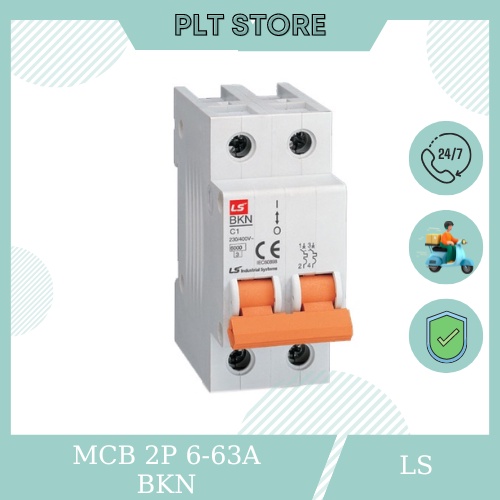Cầu dao tự động (Aptomat) , CB tép, MCB LS BKN CB 2P 6A -> 63A dòng cắt 6kA | Shopee Việt Nam