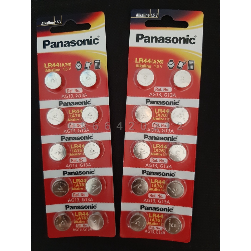 Pin nút Panasonic LR-44VN/2B5 Alkaline Chính hãng | Shopee Việt Nam