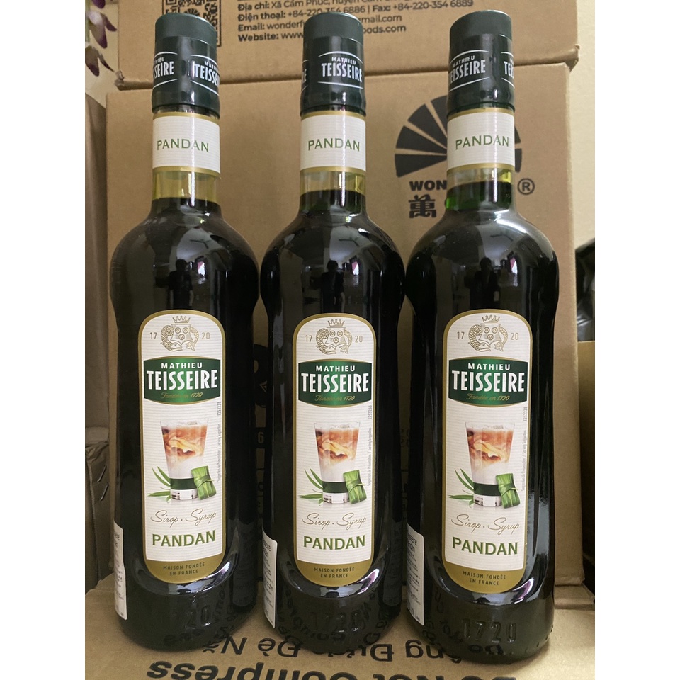 Siro Lá dứa Teisseire chai 700ml | Shopee Việt Nam