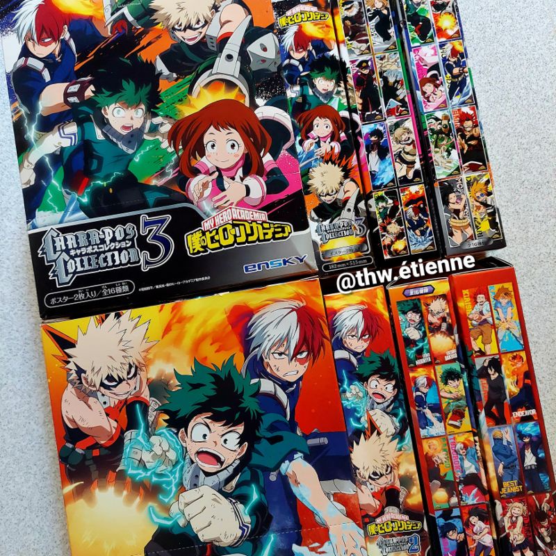 (SẴN) Pack nhân phẩm My Hero Academia MHA (poster collection vol.2-3 ...