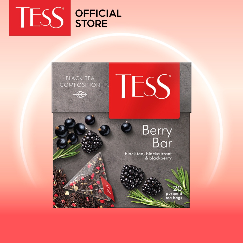 [DATE 3,4/2024]Trà đen Tess Berry Bar Vị Mâm Xôi Và Quả Lý Chua Đen 20 ...