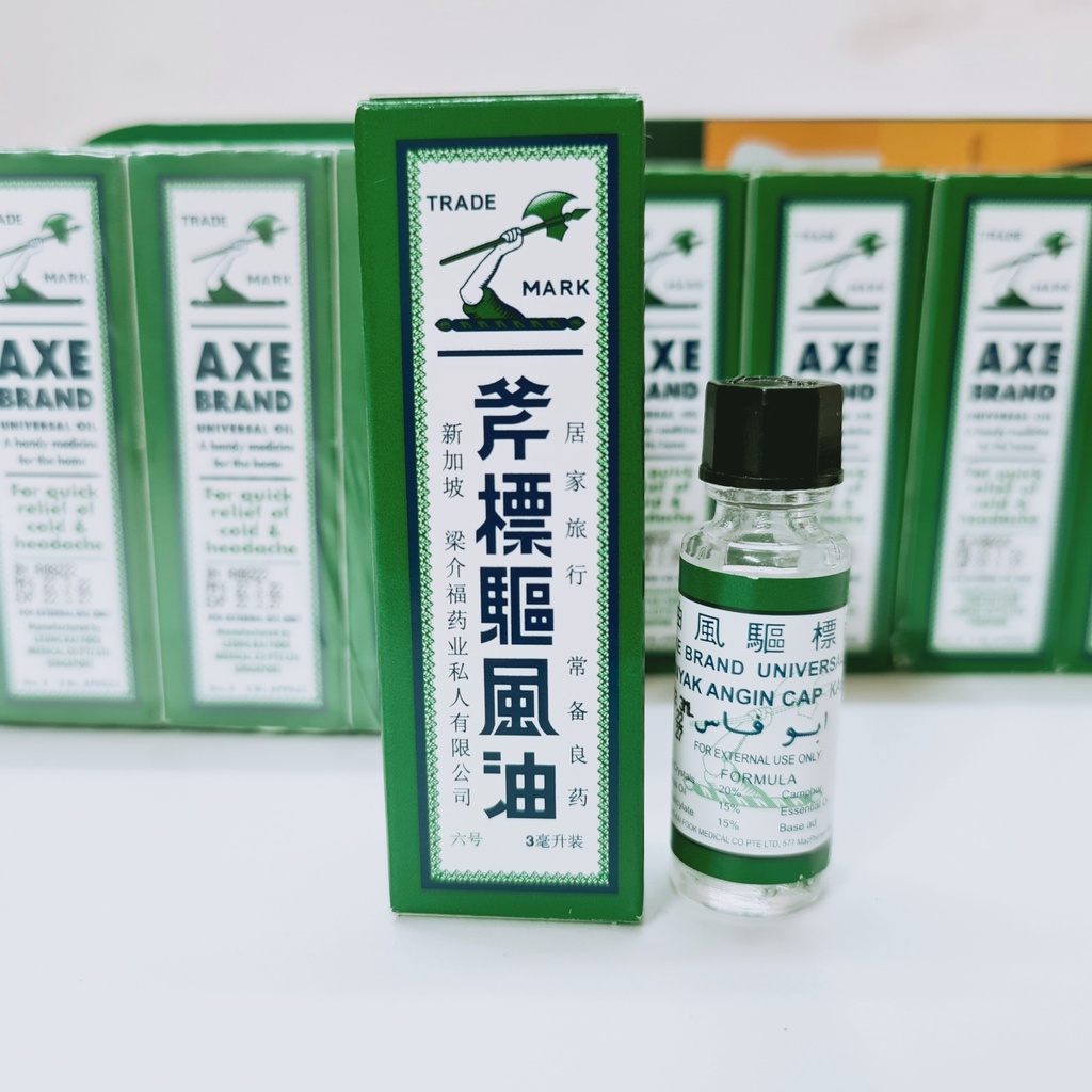 Dầu gió trắng cây búa Singapore - 3ml | Shopee Việt Nam