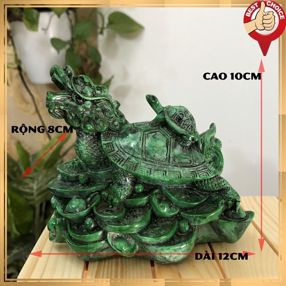 Tượng đá long quy - Rùa đầu rồng trang trí phong thủy - Long quy cõng ...