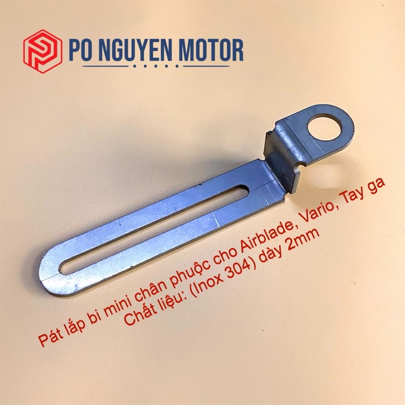 Pát inox 304 bắt chân phuộc Tay ga cho đèn trợ sáng mini, L4 | Shopee ...