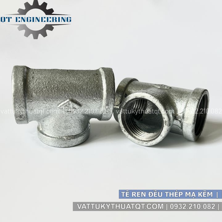 Tê Ren Đều Thép Mạ Kẽm | DN15-DN40 (Phi 21-49mm) [VATTUKYTHUATQT.COM ...