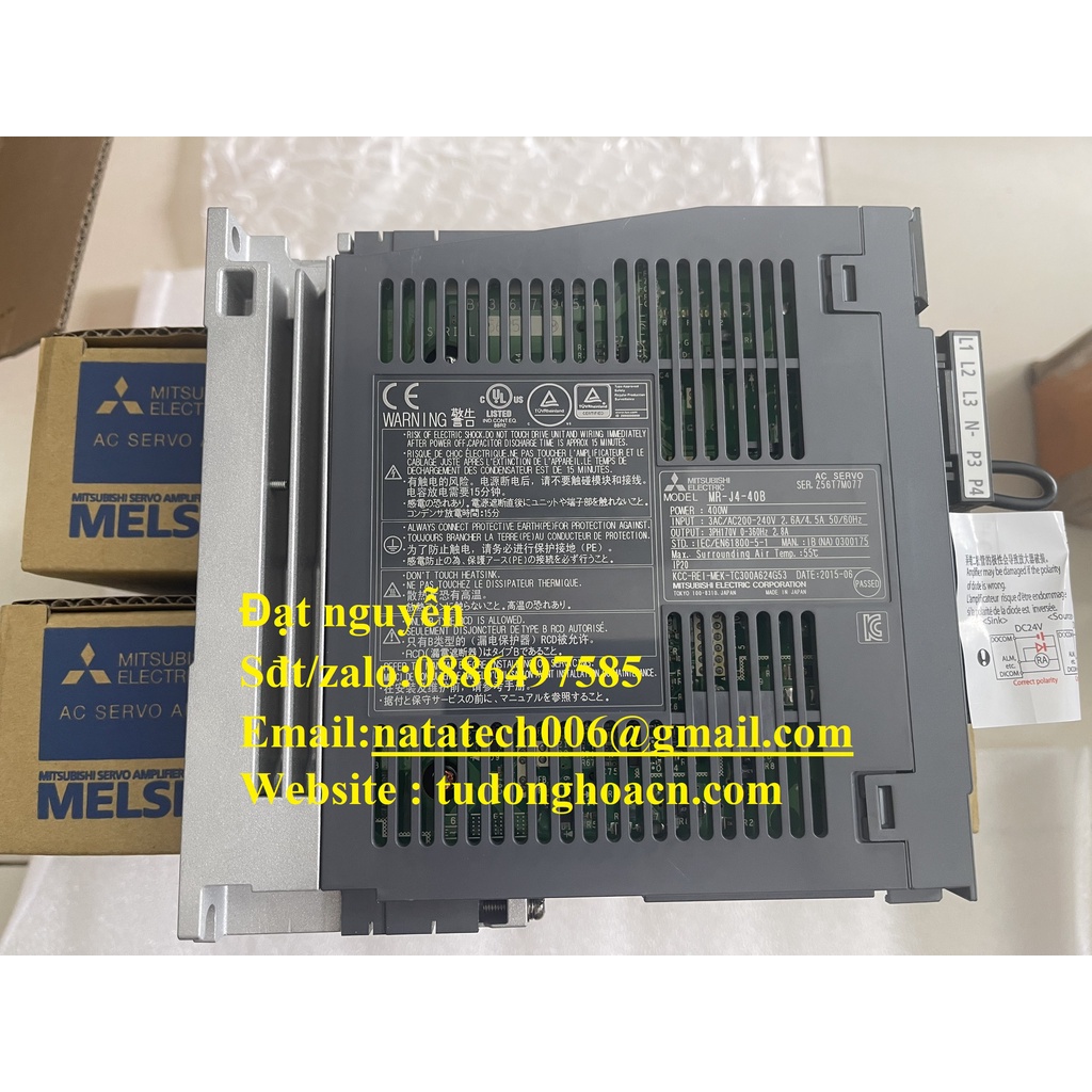 MR-J4-40B bộ amplifer driver điều khiển động cơ chính hãng Mitsubishi ...