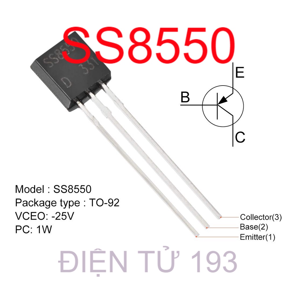 S8550 TÚI 10 CÁI Transitor SS8550 | Shopee Việt Nam