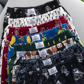 (Có túi tiện lợi) Quần đùi nam kate mặc nhà Seven Boxer | Shopee Việt Nam