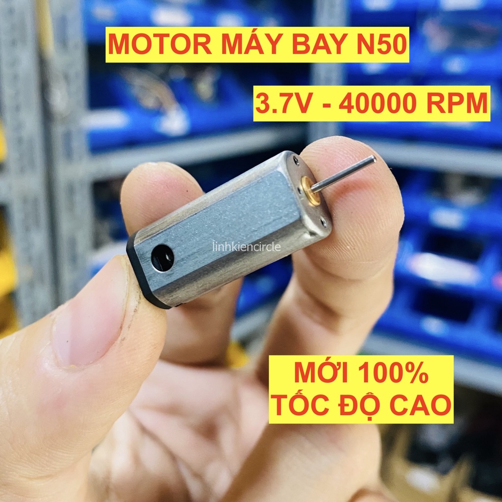 Motor máy bay mini N50 động cơ máy bay DC 3.7V - 40000 RPM chổi than ...