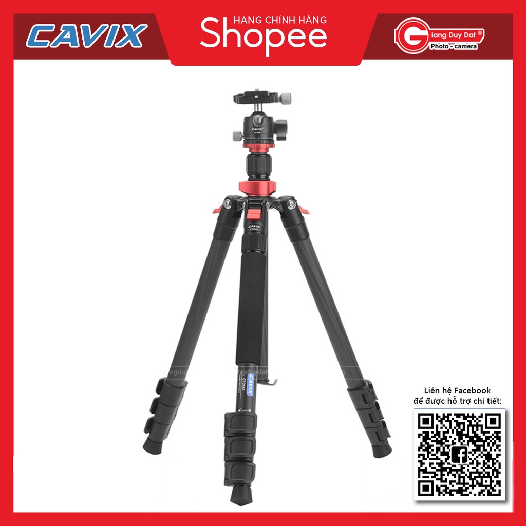 Chân Máy Ảnh Carbon CAVIX CT2542 - Chính Hãng | Shopee Việt Nam