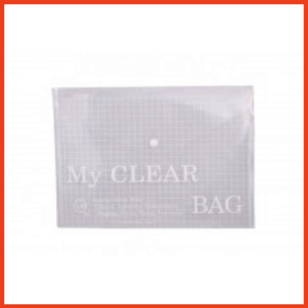 Sỉ 20 Túi myclear khổ F4 dày W-209FC chuẩn xịn , bìa nút F4, túi đựng ...