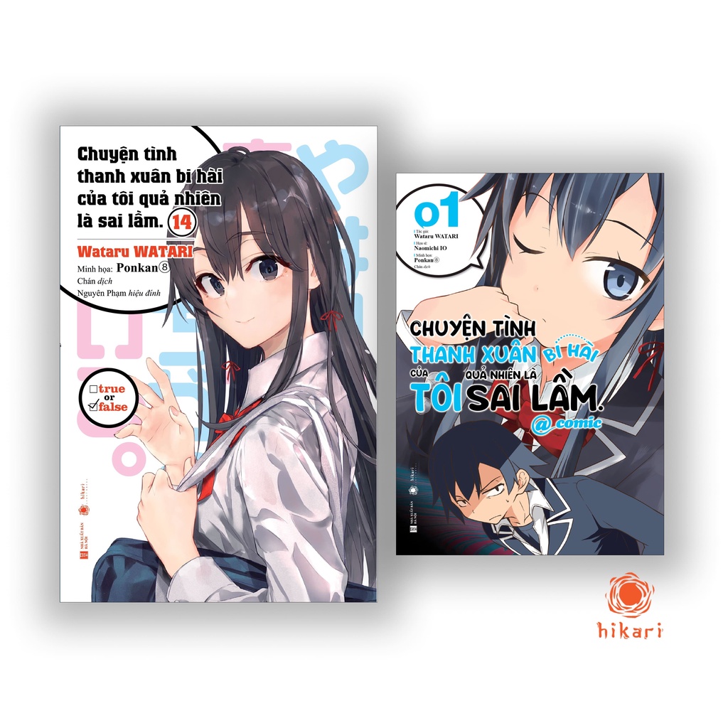 Sách - Combo Chuyện tình thanh xuân bi hài của tôi quả nhiên là sai lầm - Light novel & Comic ...