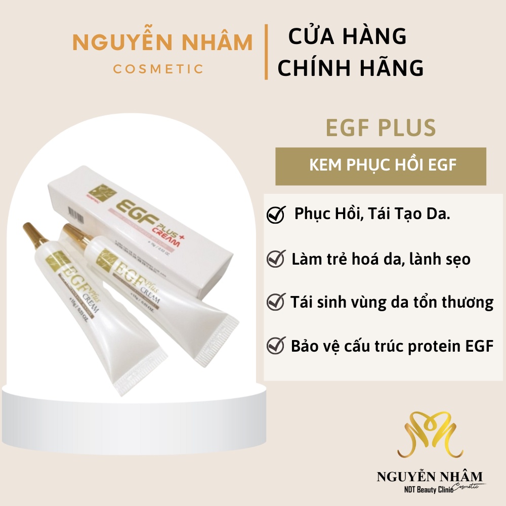 Kem Dưỡng EGF PLUS+ CREAM Phục Hồi, Tái Tạo Da Tổn Thương | Shopee Việt Nam