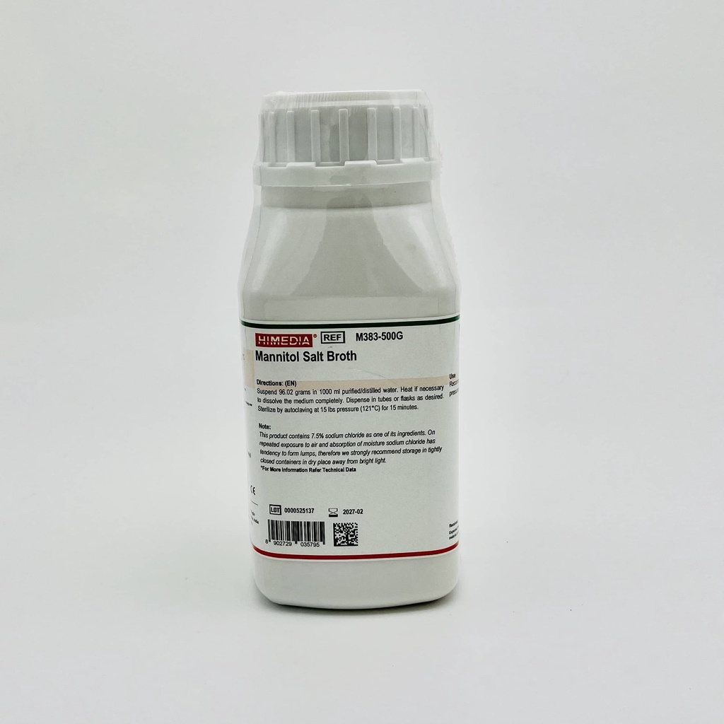 Môi trường Mannitol Salt Broth/ Agar [LAB] | Shopee Việt Nam