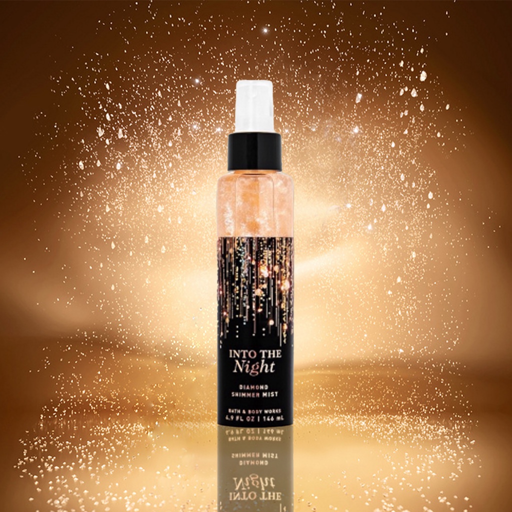 ( SHIMMER ) Body mist INTO THE NIGHT DIAMOND có nhũ - xịt khử mùi toàn ...