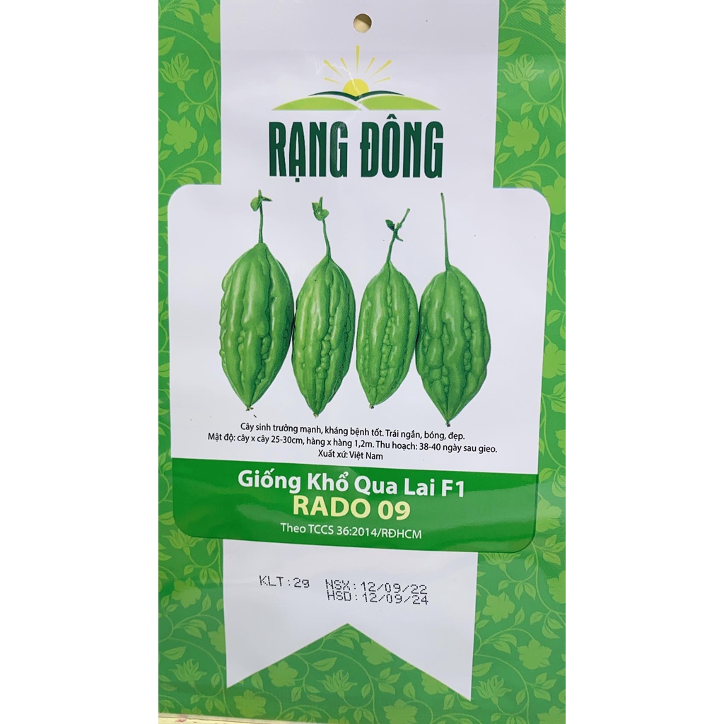 HẠT GIỐNG Khổ qua lai F1 Rado 09 RẠNG ĐÔNG | Shopee Việt Nam