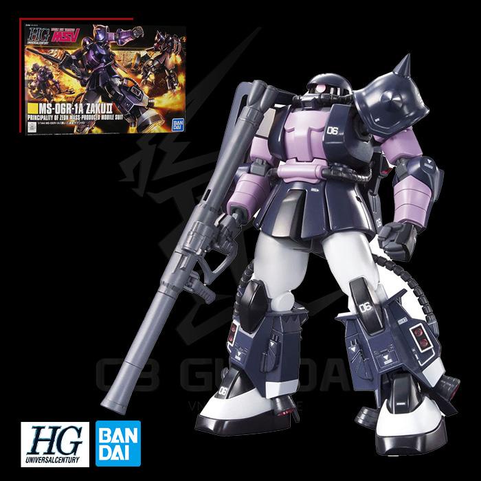 [BANDAI] MÔ HÌNH HG 151 1/144 MS-06R-1A ZAKU II BLACK TRISTAR HGUC ĐỒ CHƠI LẮP RÁP GUNDAM GUNPLA ...