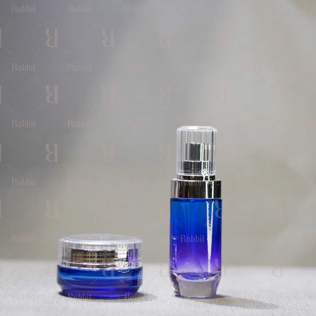 Chai lọ hủ hộp theo bộ đựng mỹ phẩm,kem dạng lotion,serum thuỷ tinh ...