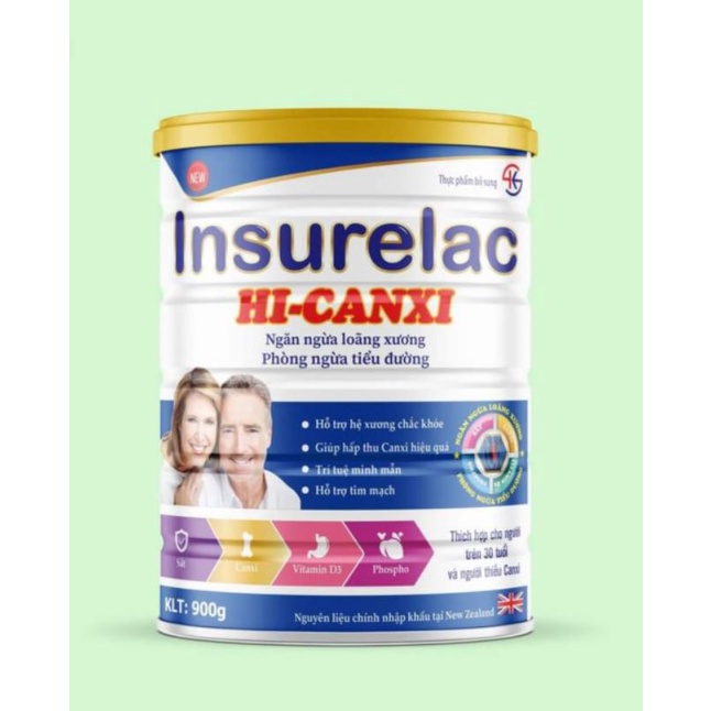 [ NEW ] Sữa Insurelac HI-CANXI cho người cần bổ sung canxi chắc khỏe ...