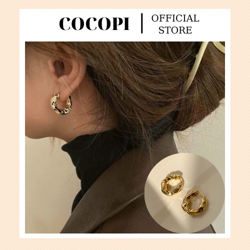 Bông Tai, Khuyên Tai nhiều hình dạng cá tính trendy COCOPI Accessories - BT088 | Shopee Việt Nam