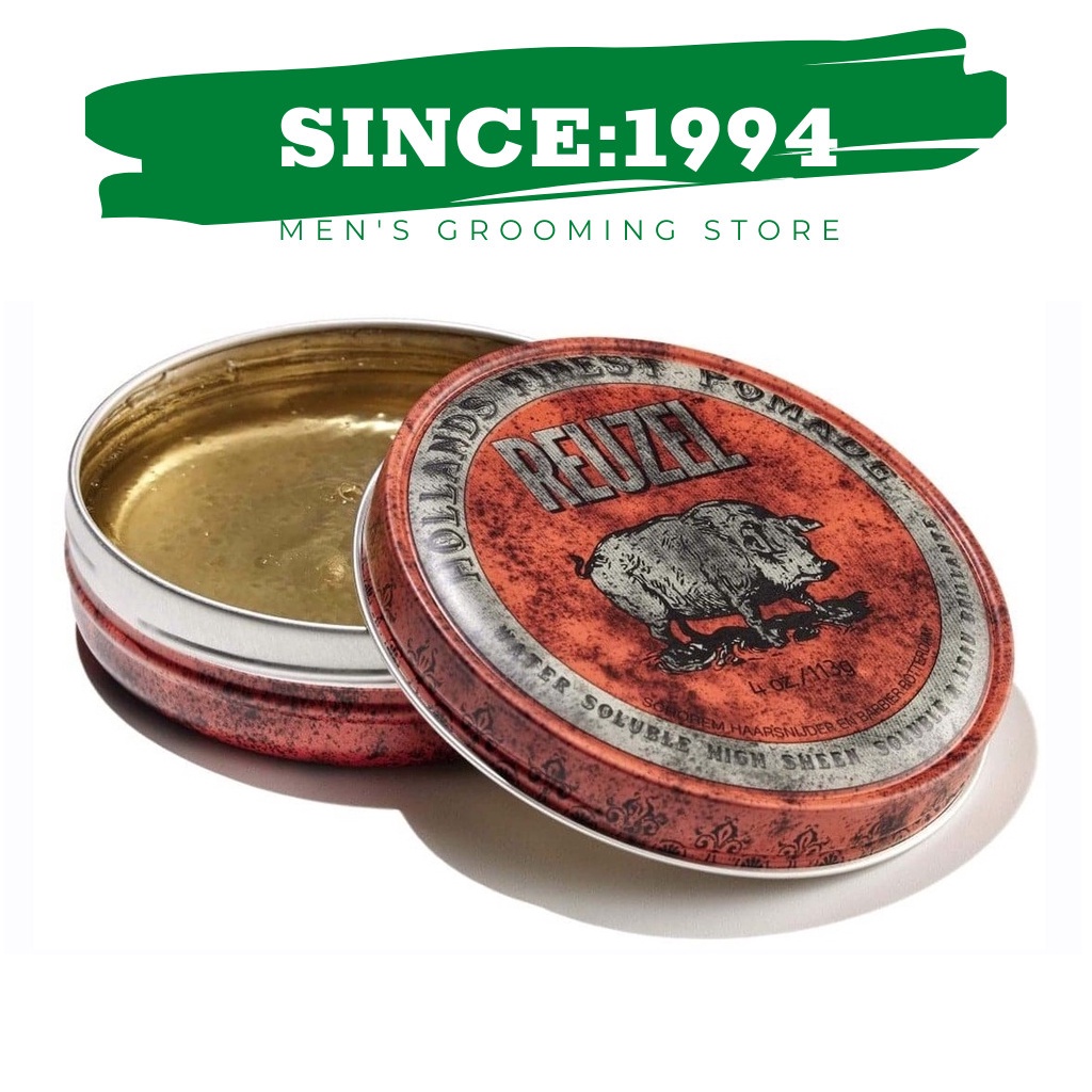 Sáp, Pomade vuốt tóc Reuzel Red Pomade 35g - 113g - 340g | Shopee Việt Nam