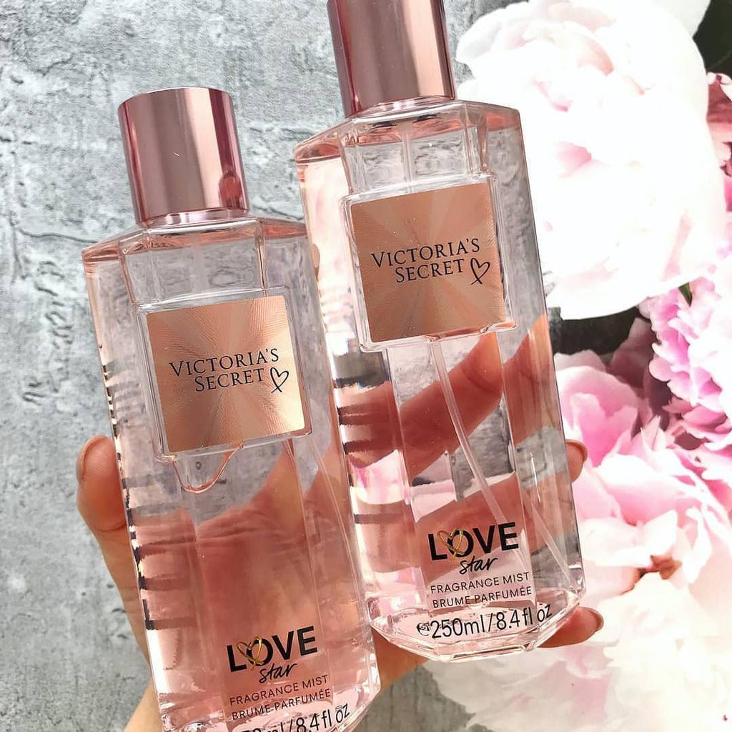 Xịt thơm Victoria’s Secret Love Star Fragrance Mist (250 ml) | Shopee ...