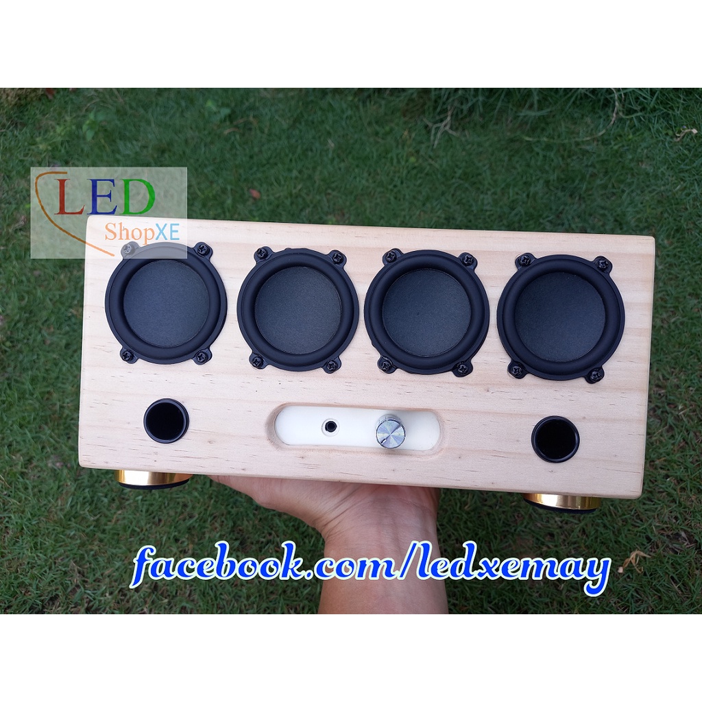 Loa DIY vi tính - Loa nghe nhạc - Gỗ thông tự nhiên - công suất 80w ...