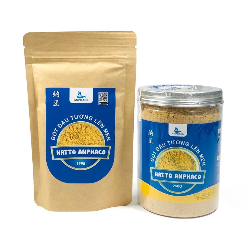 Bột Natto (Bột đậu tương lên men) 100g-250g, Viên Natto Tía tô 220g ...