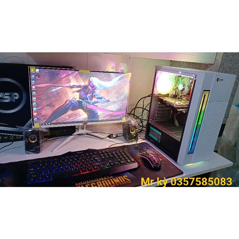 Bộ PC Mới Bảo hành 12 tháng Gaming Led Core i3 - i5 / Ram 8G / SSD 128G ...