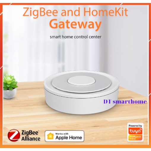 Bộ trung tâm zigbee tuya tích hợp app homekit, hub gateway có cổng LAN ...