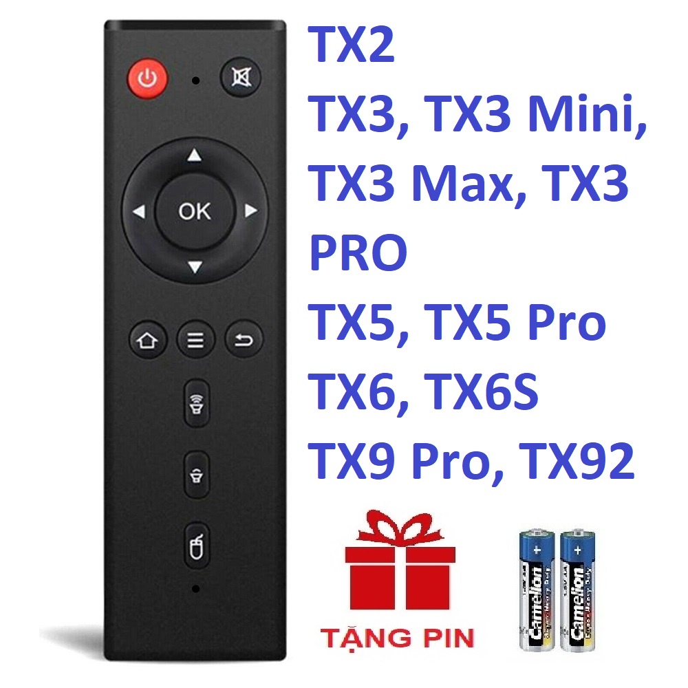 Remote điều khiển ANDROID TV BOX TANIX TX3 Mini, TX3 Max, TX5, TX5 Pro, TX9 Pro, TX92, TX2, TX6 ...