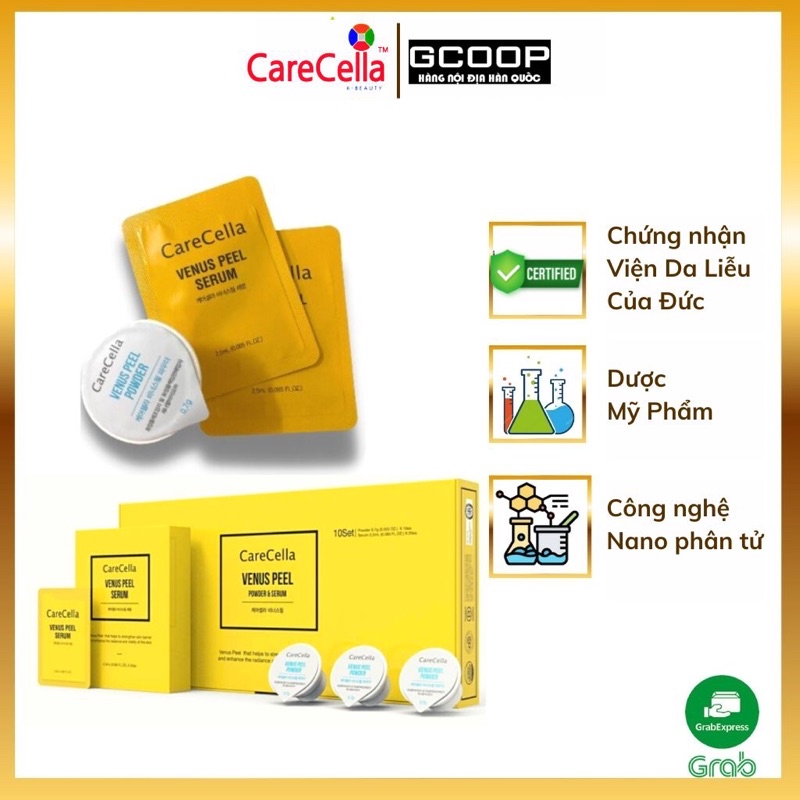 Thay da sinh học, peel da sinh học CARECELLA VENUS PEEL SERUM vi kim ...