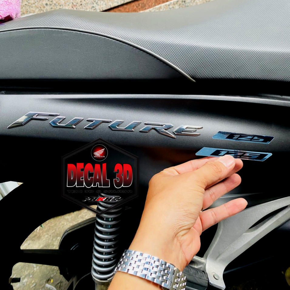 Tem Future 125 chữ nổi dán sườn đời 2020 2021 2022 hàng zin cao cấp ...