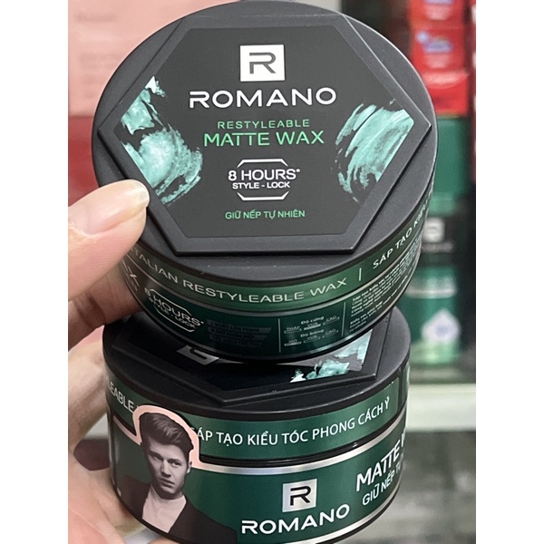 SÁP VUỐT TÓC ROMANO MATTE WAX 68G GIỮ NẾP TỰ NHIÊN SUỐT 8 GIỜ | Shopee ...