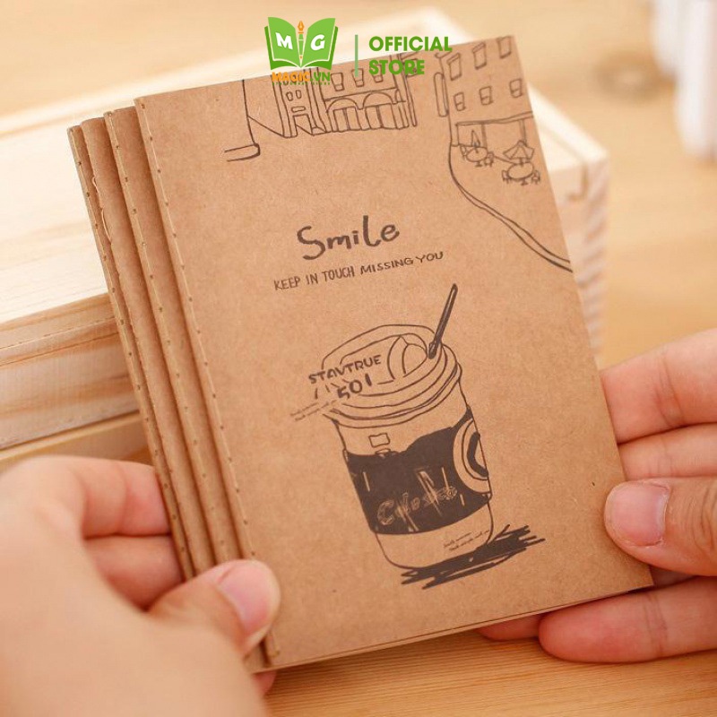 Sổ Tay Ghi Chép Mini A7 Cute MAGIC Sổ Note Ghi Chú Giấy Kraft Vintage ...