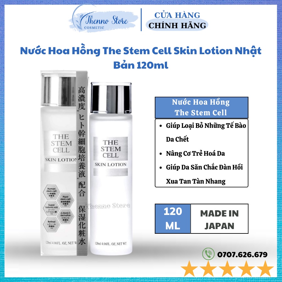 Nước Hoa Hồng The Stem Cell Skin Lotion Nhật Bản 120ml | Shopee Việt Nam